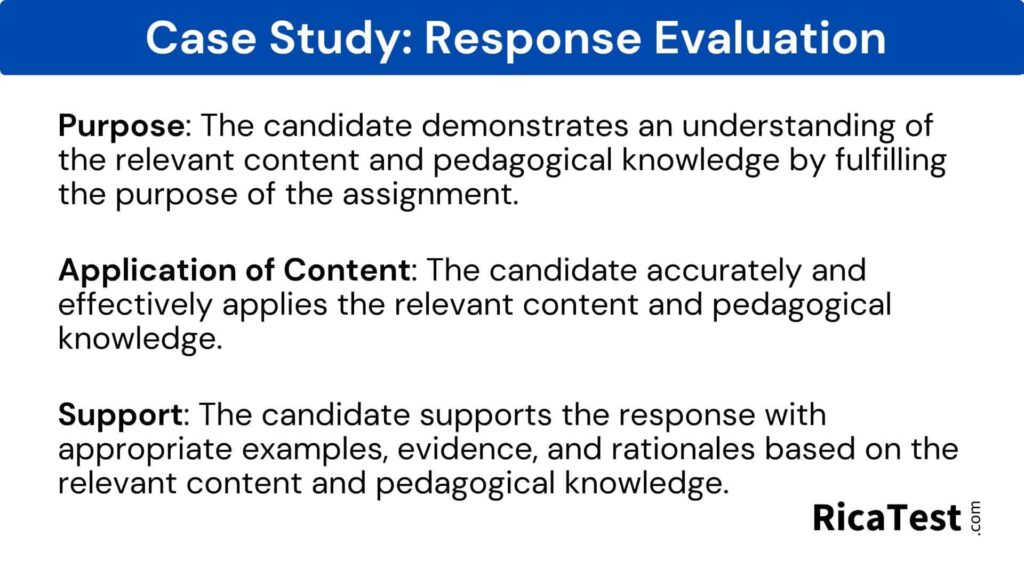 RICA Test Case Study How To Write A Passing Response RICA Test